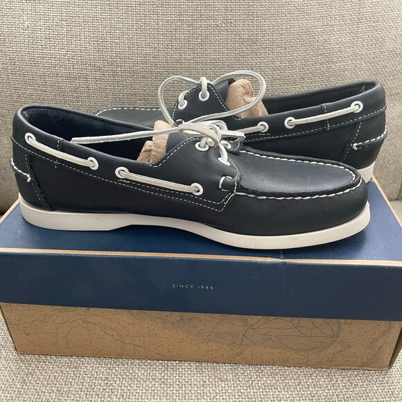 Sebago | Shoes | New Sebago Docksides Mens Leather Boat Shoes Navy 85 ...
